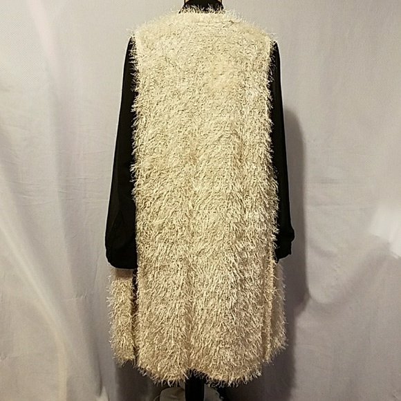 SJS | Jackets & Coats | Soft Fuzzy Duster Vestcardigan | Poshmark